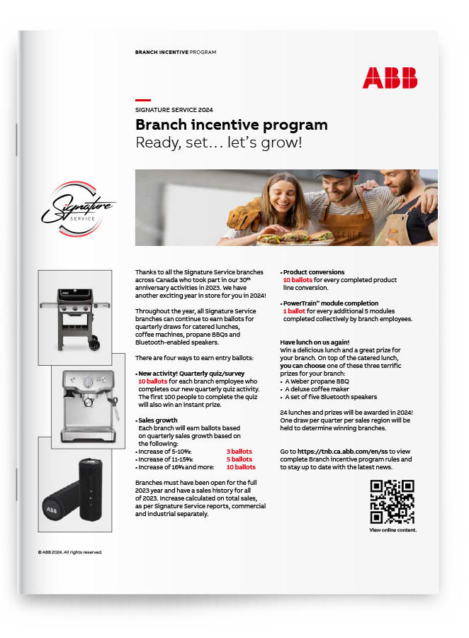 Signature Service - ABB Electrification Inc.